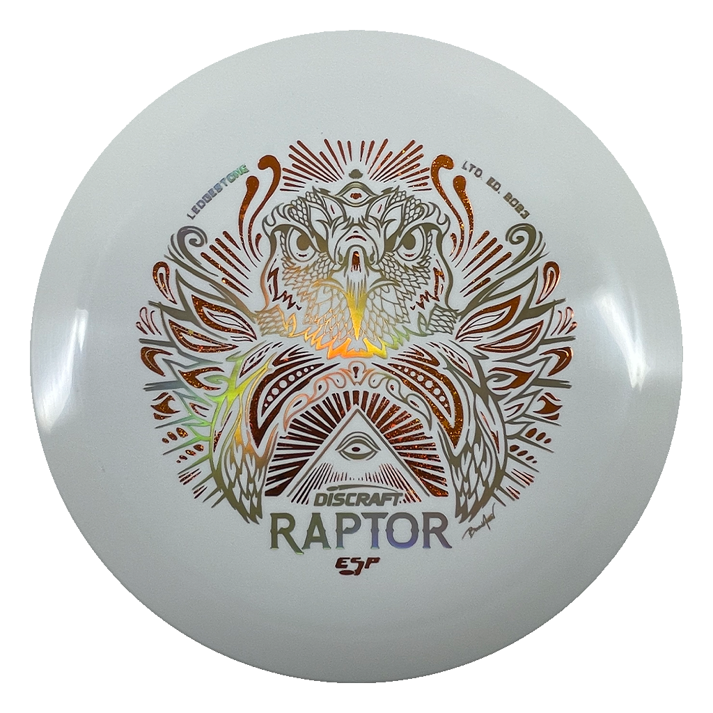 Discraft ESP White Two Foil Raptor - 2023 Ledgestone – The Disc Shop